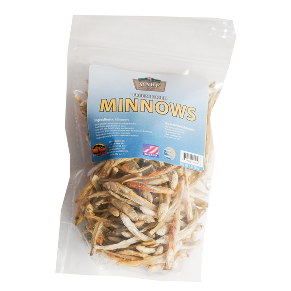 Freeze Dried Minnow Topper and Treat - BARF World Inc.